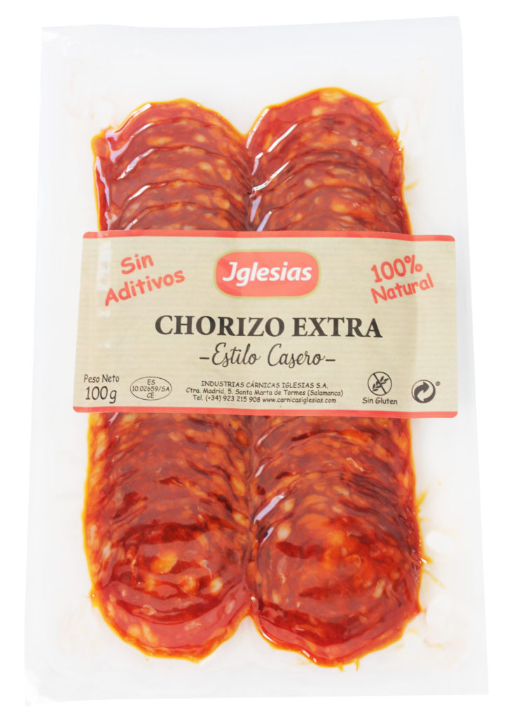 Chorizo Extra 100 gr Estilo Casero 100% Natural | Cárnicas Iglesias